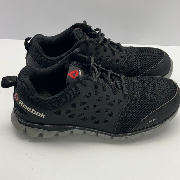 Reebok | Shoes | Reebok Rb44 Composite Toe Work Shoes Black Mens 65 ...